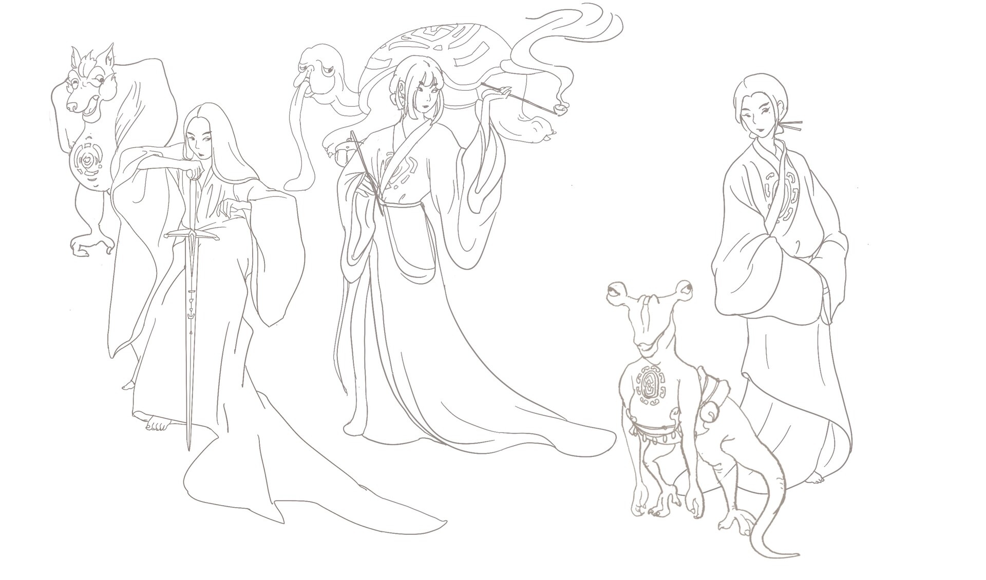 over the moon movie coloring pages