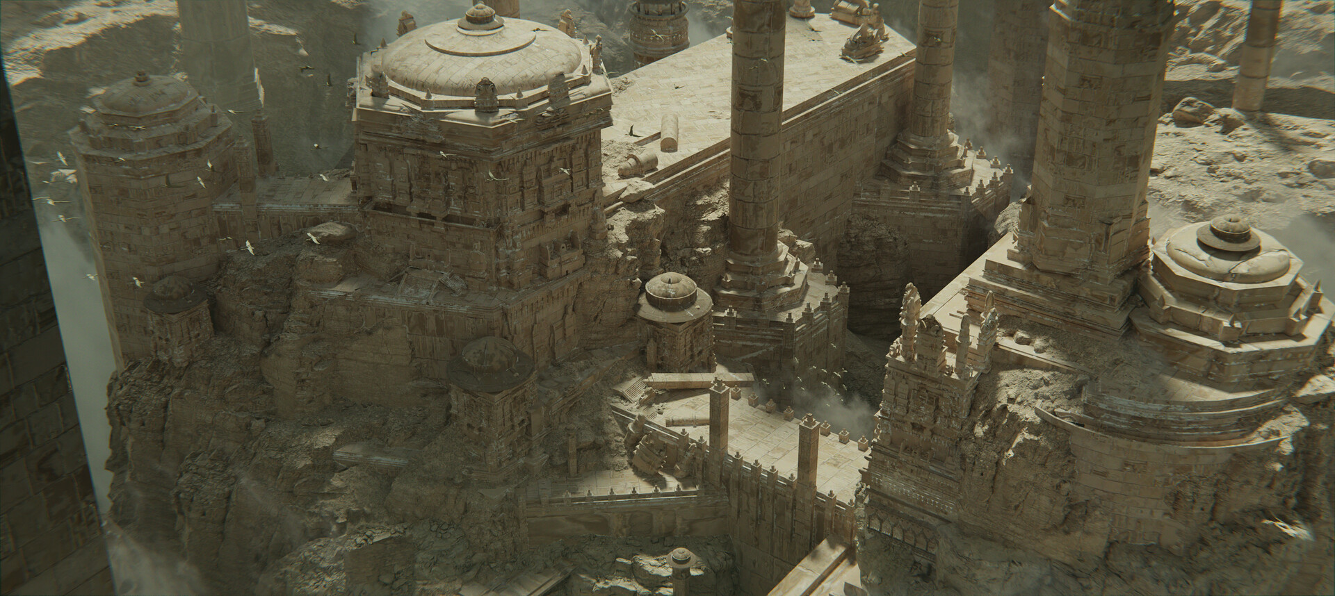 ArtStation - ruined temple