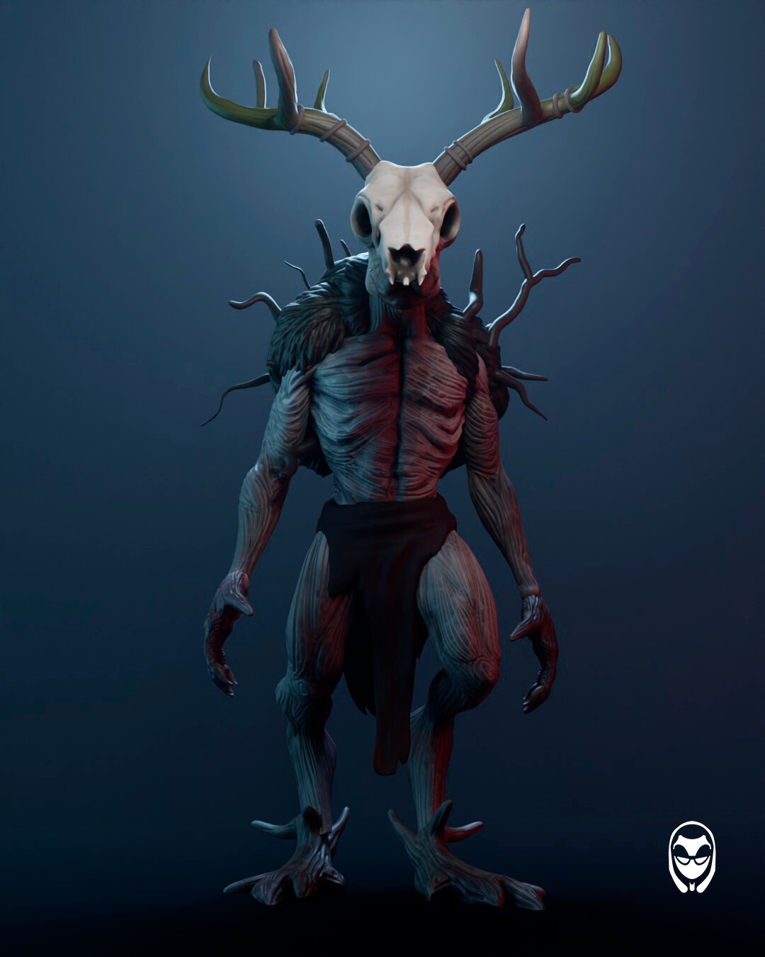 ArtStation - Wendigo - Concept Creature 3d