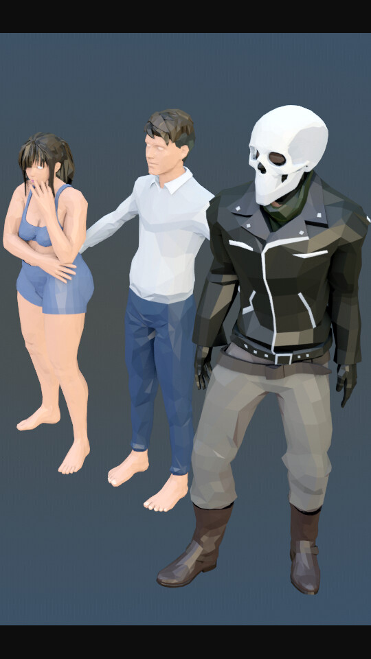 ArtStation - Elizabeth, Matt, and The Masked Man prep for filming.