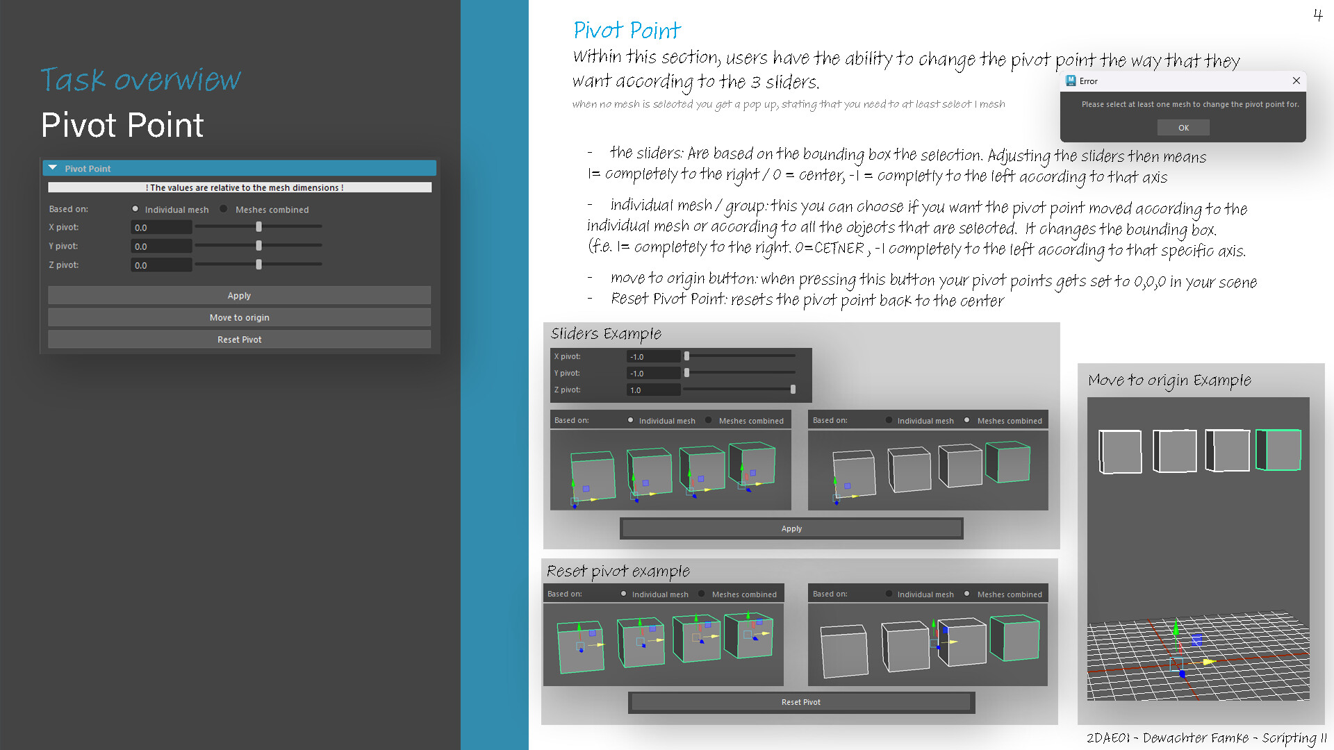 Famke Dewachter - Maya Automation Tool: Streamline Your Workflow