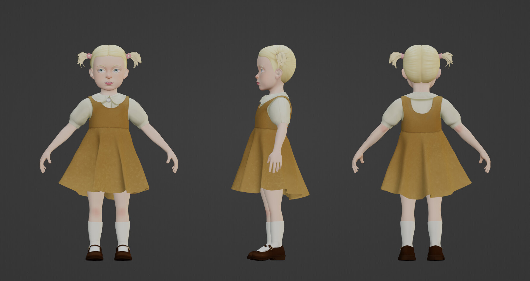 ArtStation - Jill —— 3D Character texture painting