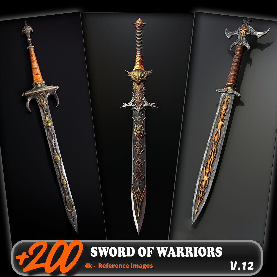 ArtStation - SWORD OF WARRIORS VOL. 12/ 4K/ Reference Image