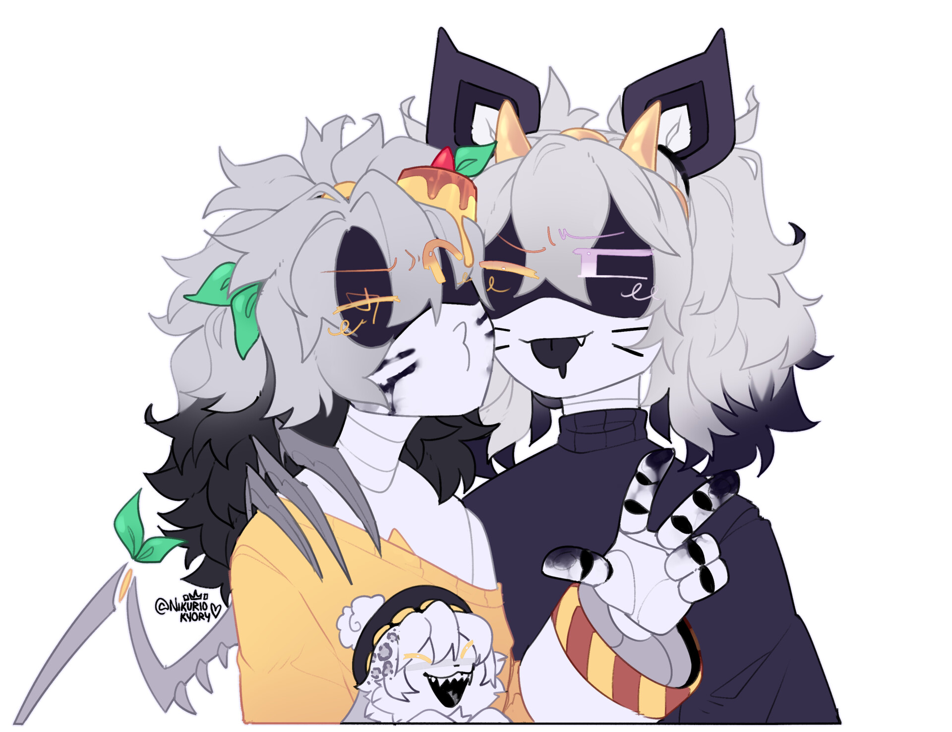 ArtStation - Flan, Cat and Silly Boy!