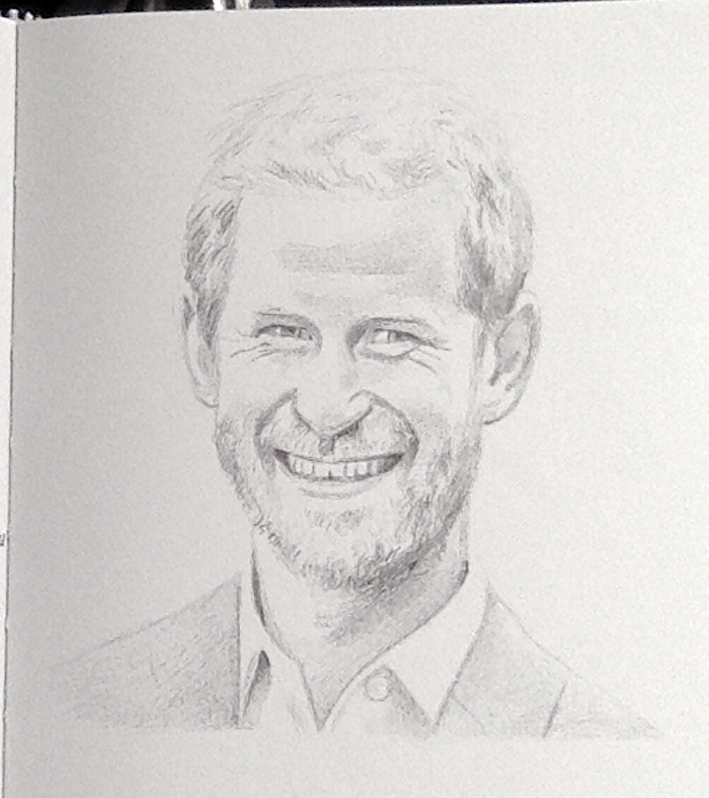 ArtStation - Prince Harry. Follow my art, share. Hugs.