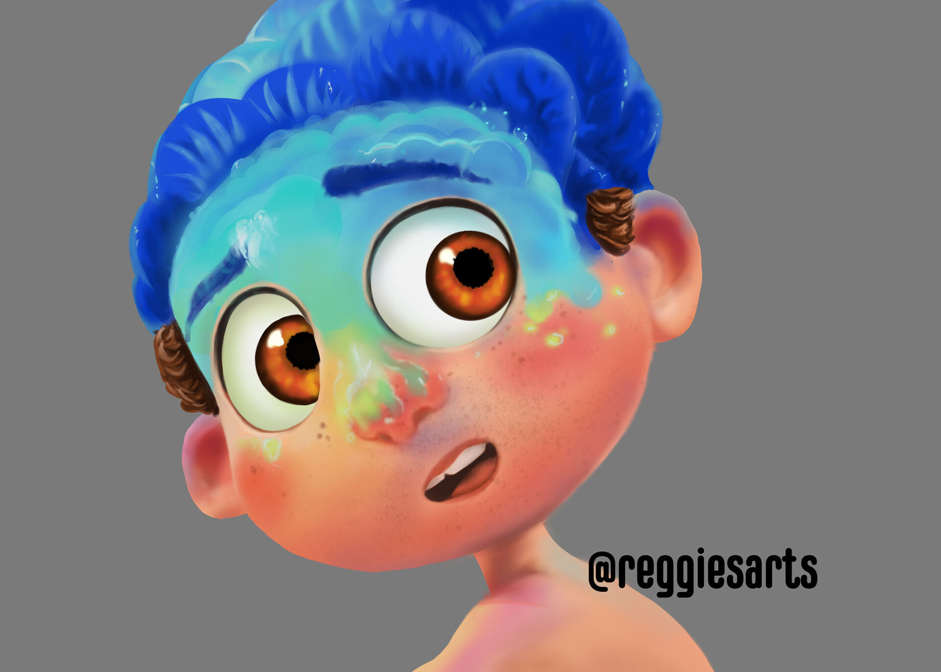 ArtStation - Fan art of Luca character