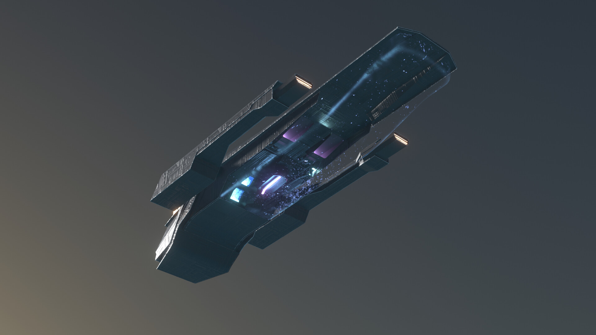 ArtStation - My own concept of Anti Gravity Propulsion Aerial Patrol Vehicle