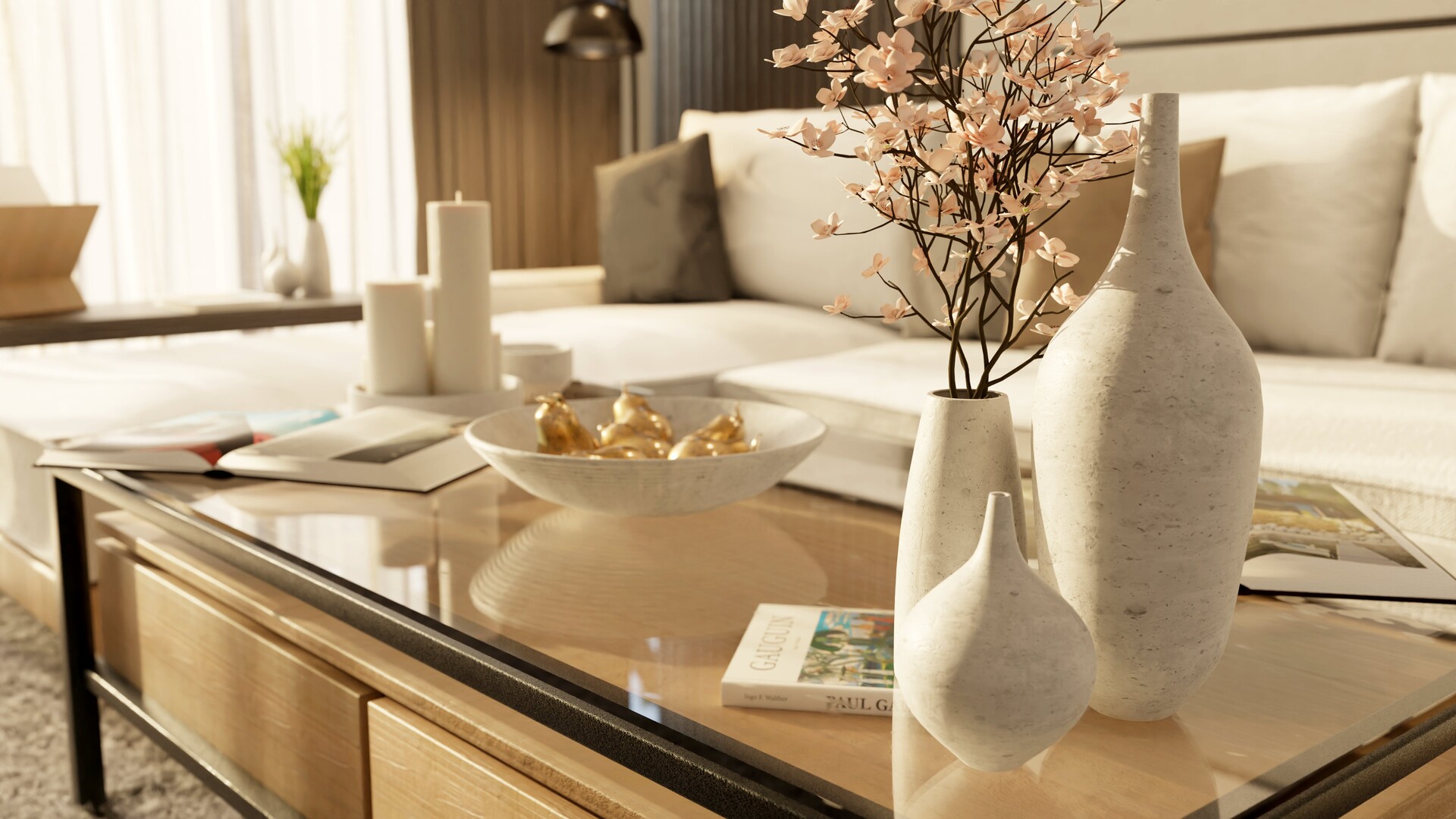 ArtStation - Interior Archviz Design, Modern Living Room