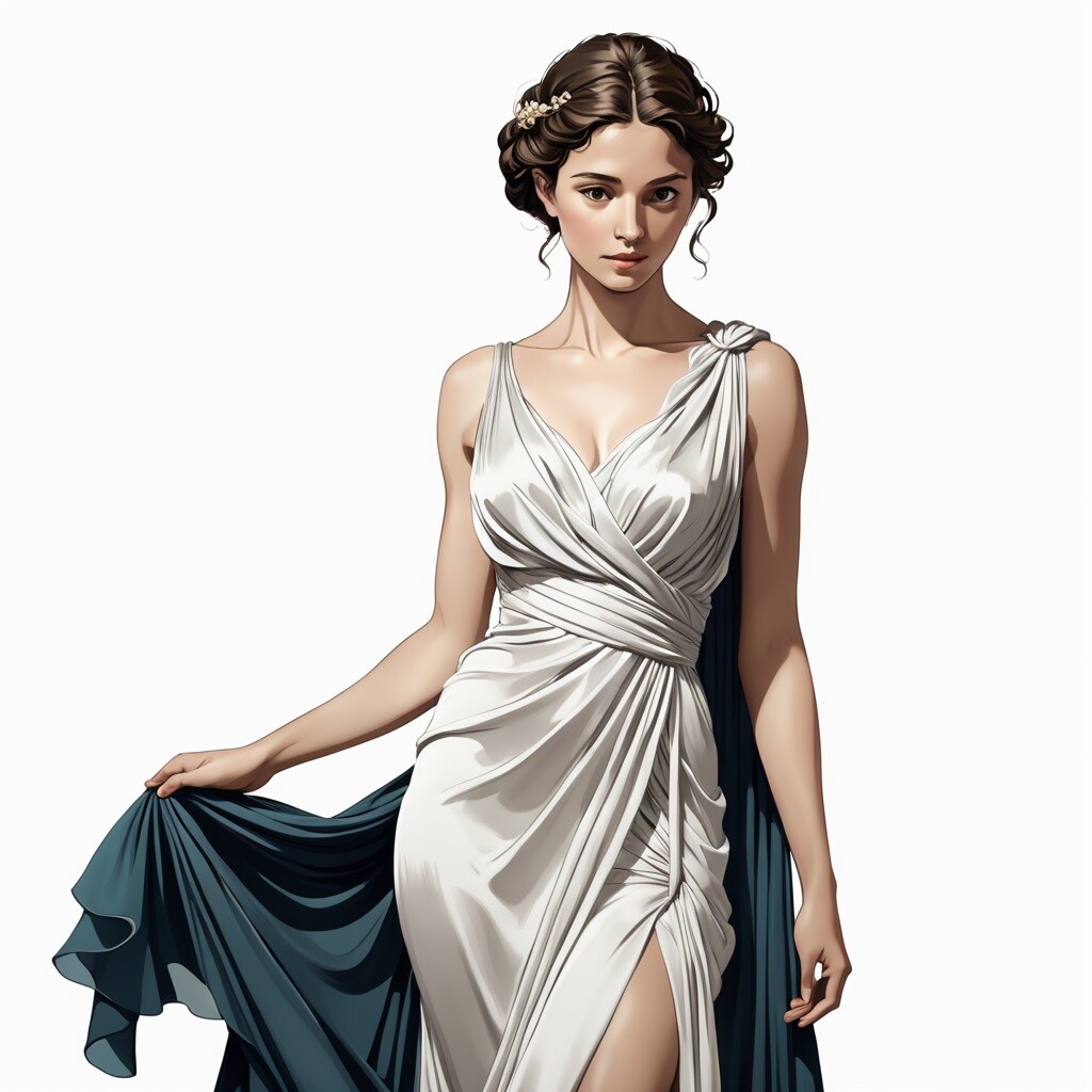 ArtStation - ancient woman posing in a beautiful clothing