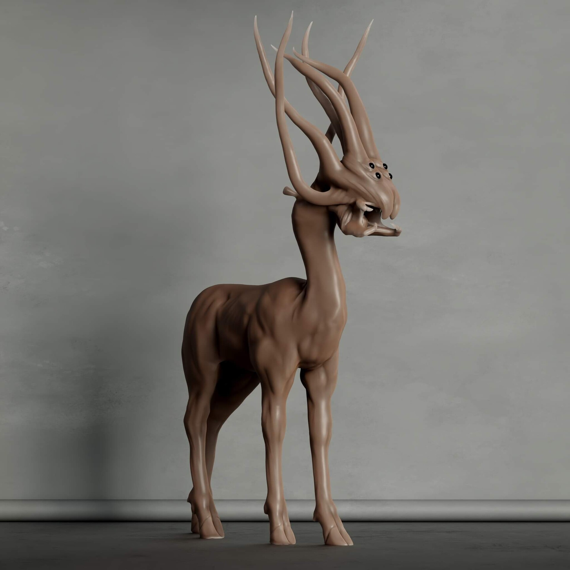 ArtStation - Predadeer (ALIEN Deer concept) WIP