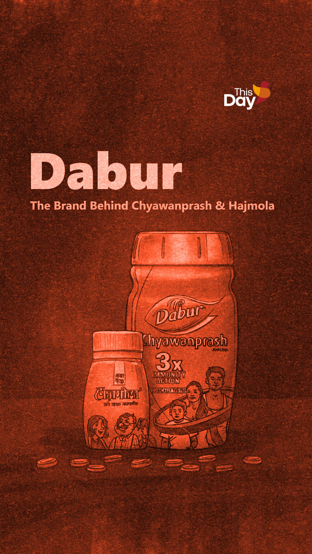 ArtStation - Dabur: Pillar Behind Chyawanprash and Hajmola