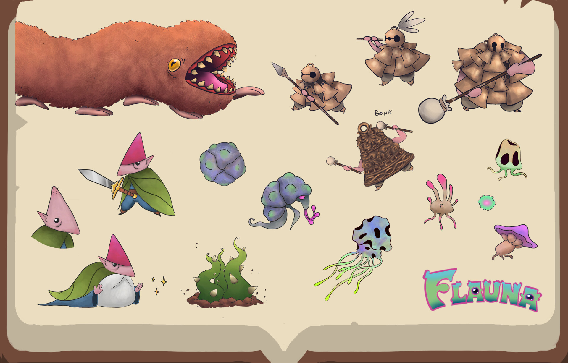 ArtStation - Flauna - enemies