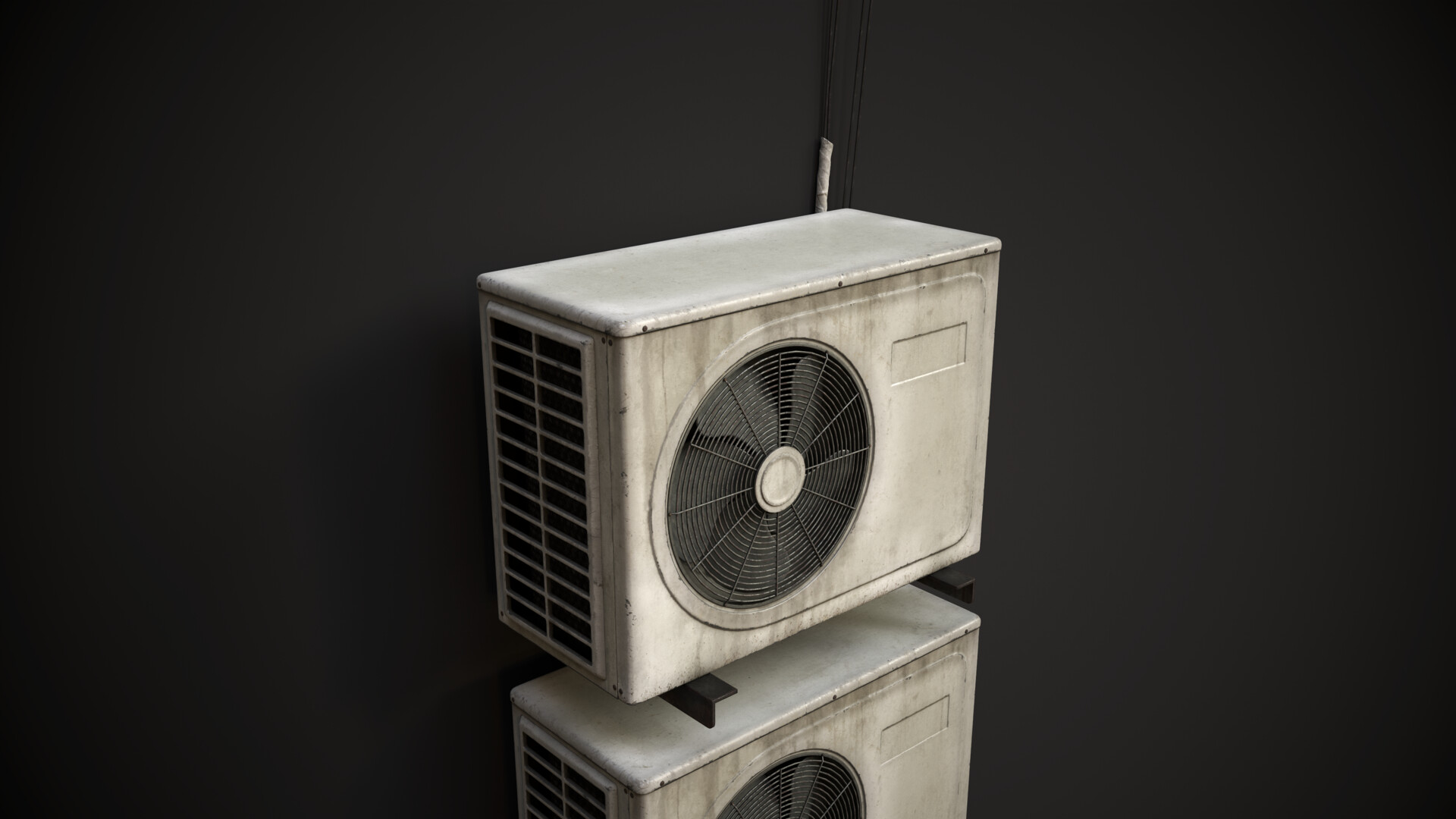ArtStation - Dusty air conditioner outdoor unit
