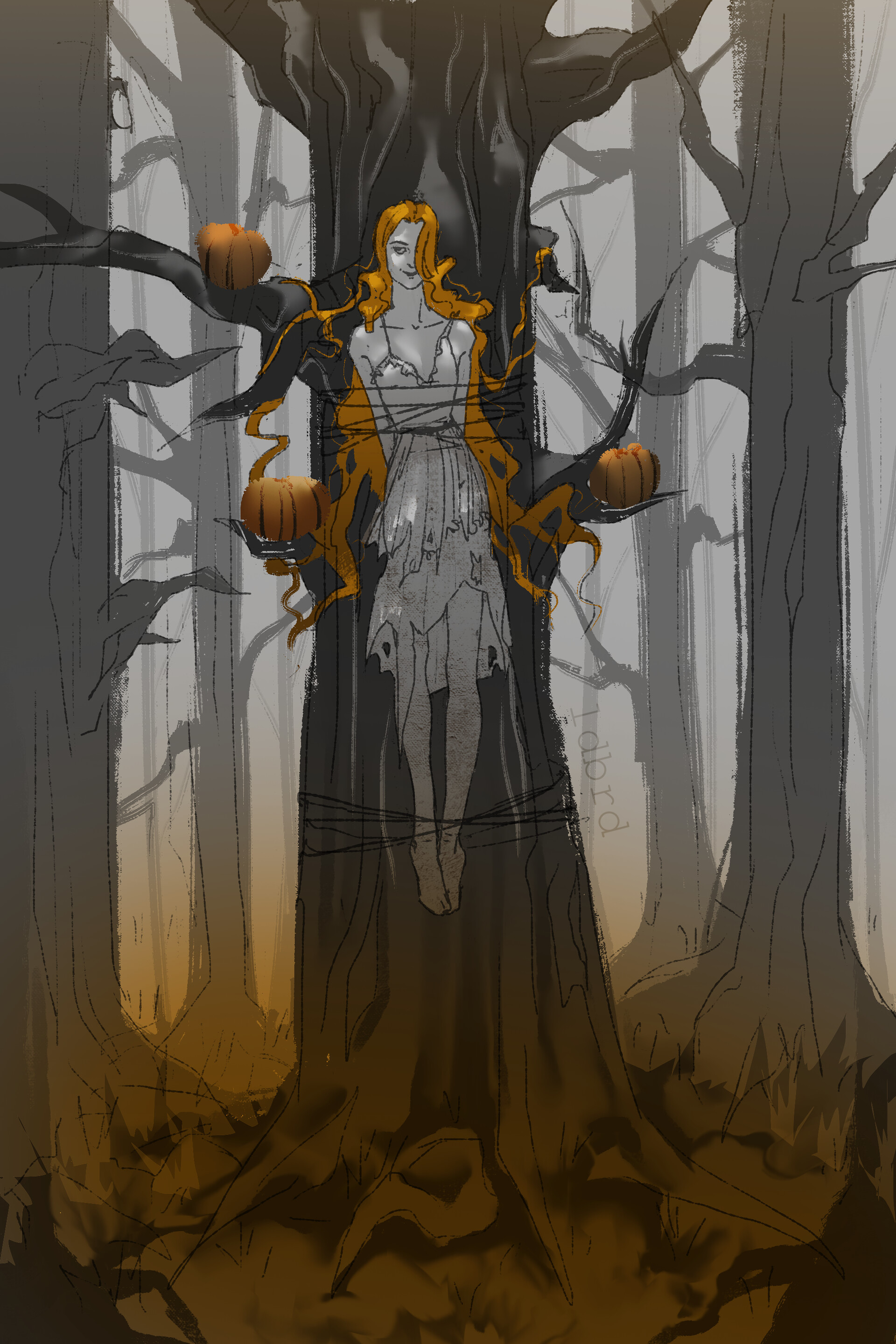 ArtStation - Inktober Witch