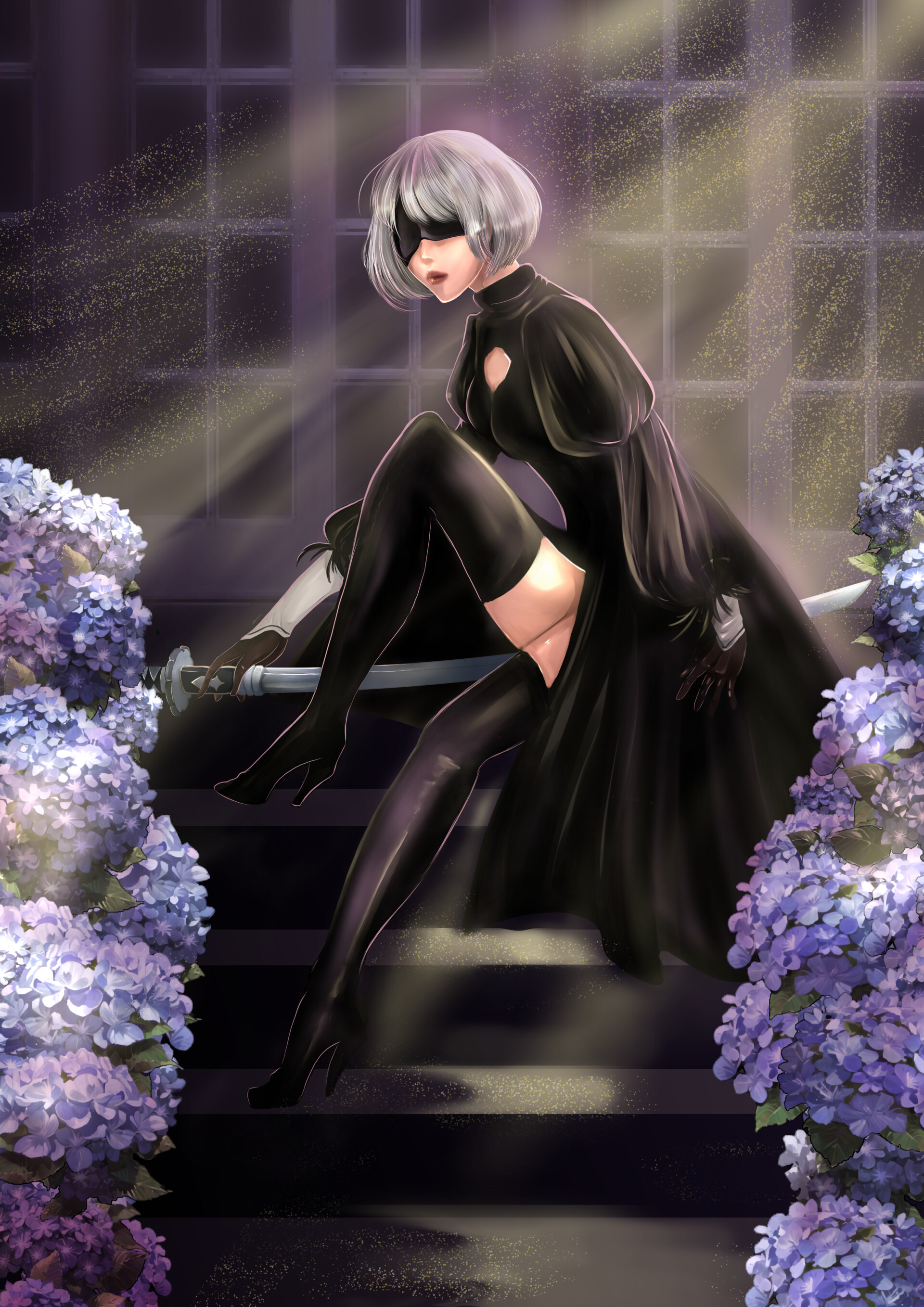 ArtStation - Virtuous - Nier Automata 2B Fanart