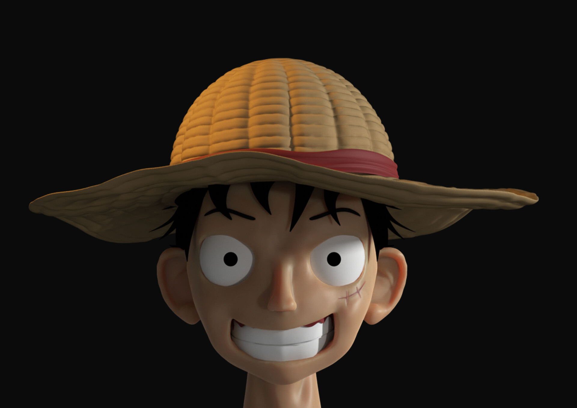 ArtStation - Luffy 3D stylized / Fan art