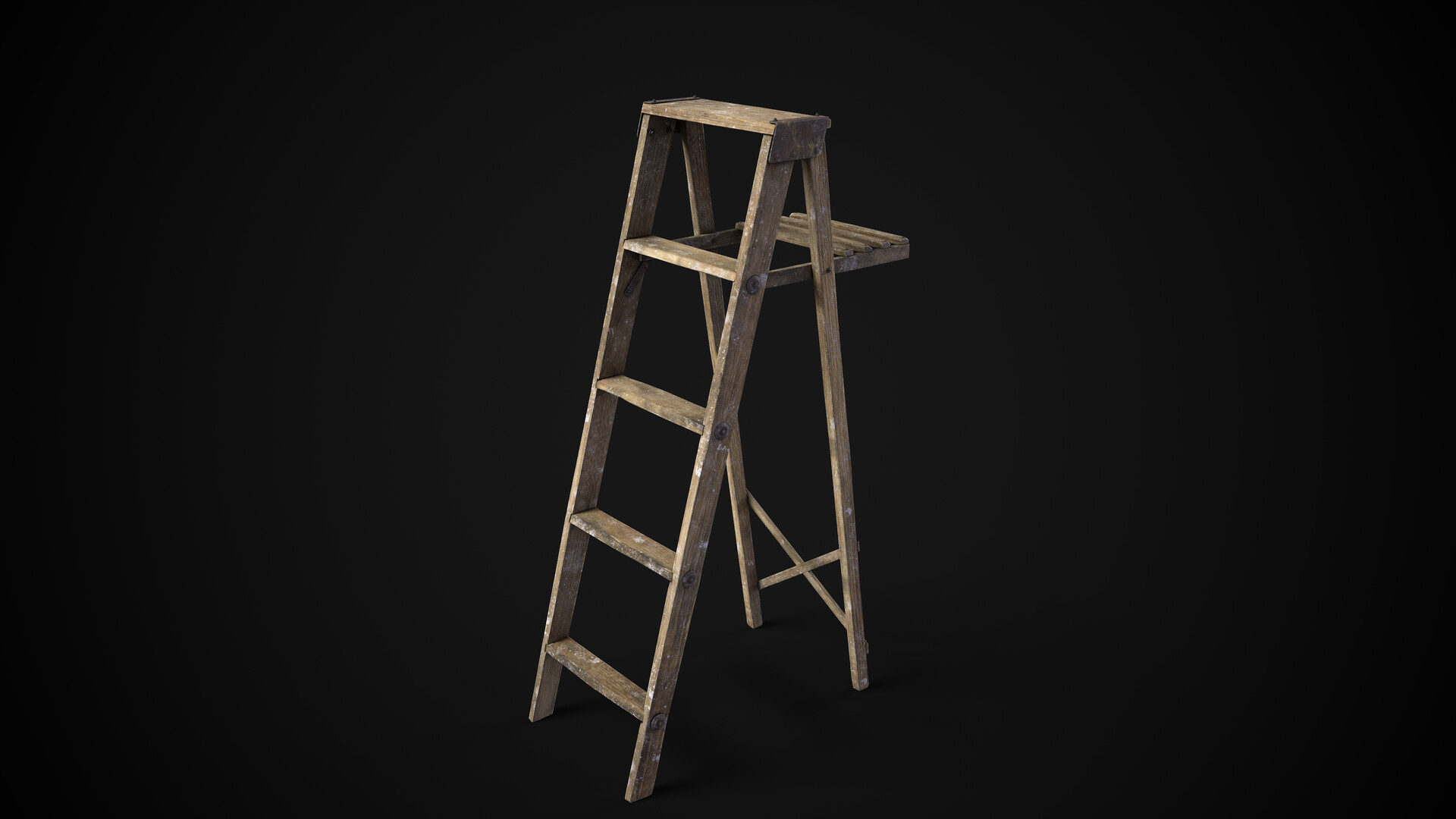 ArtStation - Wood ladder