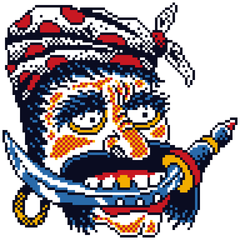 ArtStation - Pirate Portrait OldSchool Tattoo