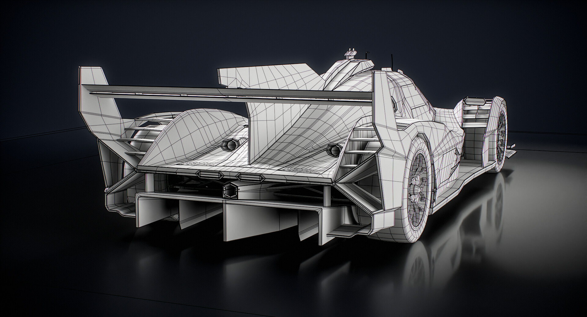 OpticalDreamSoft - Lamborghini SC63 LMH WEC 2024 Hypercar White Mockup ...