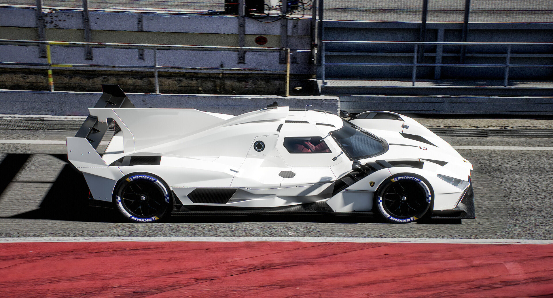 OpticalDreamSoft - Lamborghini SC63 LMH WEC 2024 Hypercar White Mockup ...