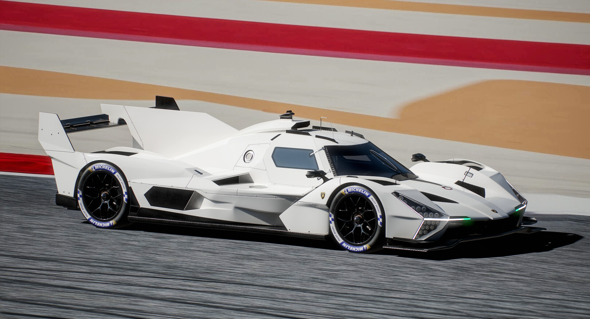 OpticalDreamSoft - Lamborghini SC63 LMH WEC 2024 Hypercar White Mockup ...