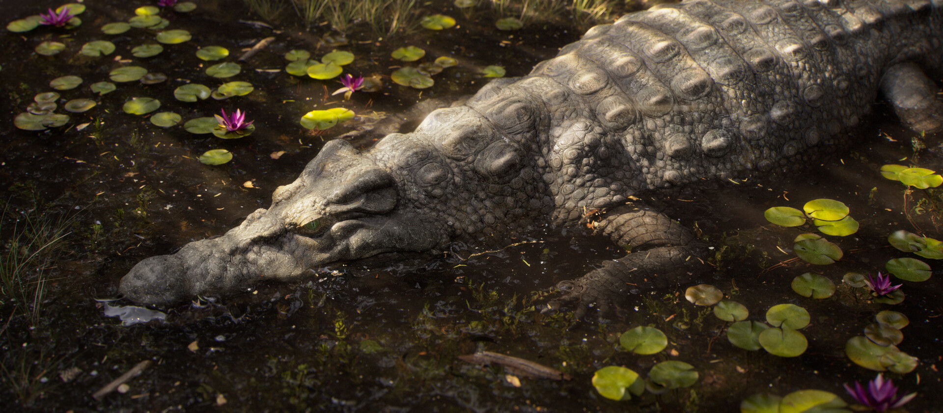 ArtStation - Swamp Crocodile
