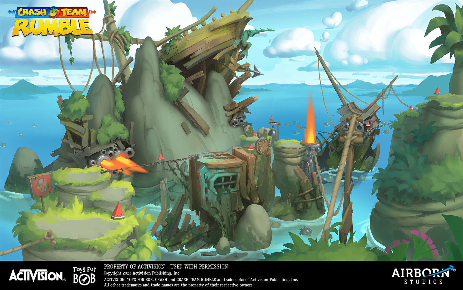 Ilka Hesche - Crash Team Rumble Concept Art