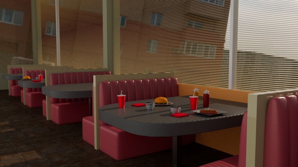 ArtStation - Restaurant table