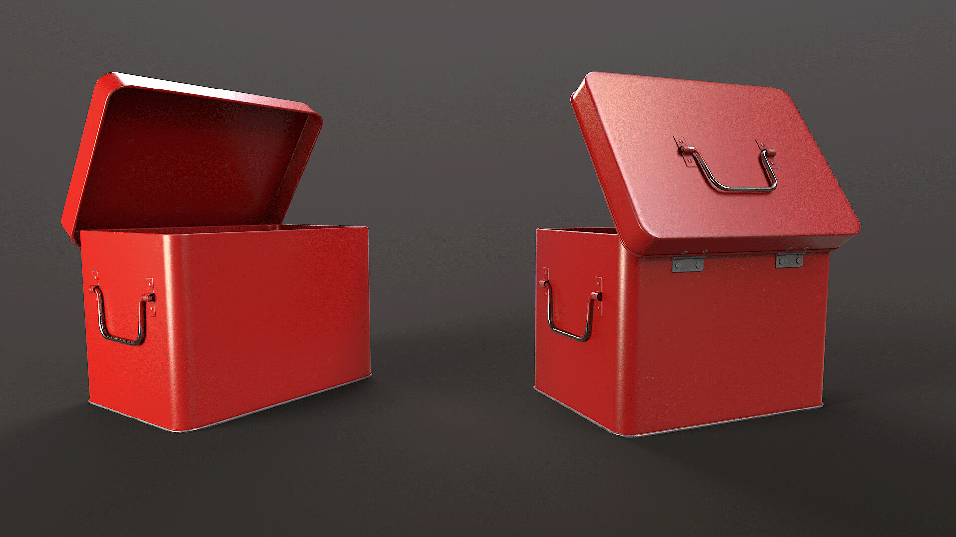 ArtStation - Red Metal Box