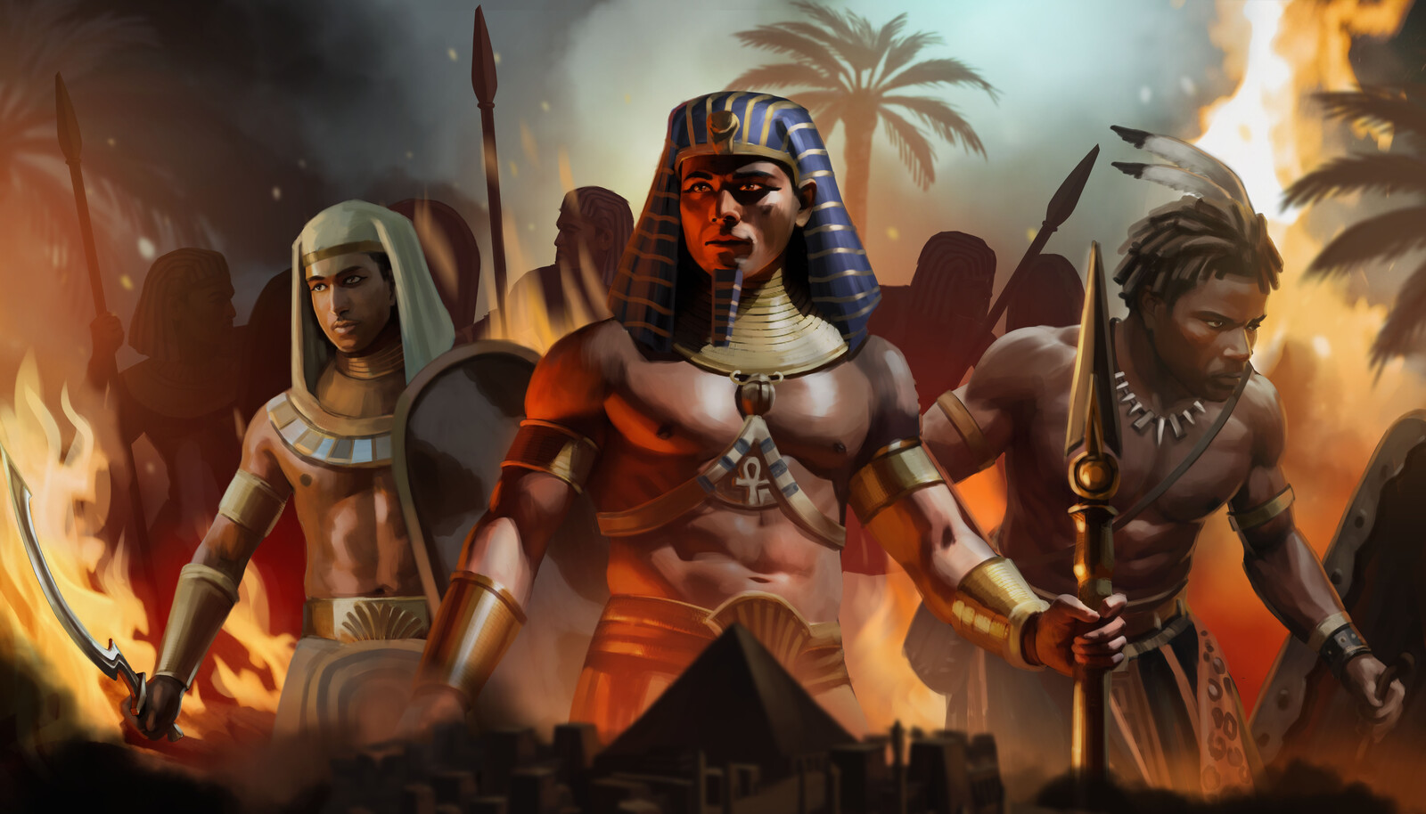 Vadim Berg - Illustration for video - How did Ancient Egypt Survive the Bronze Age Collapse?