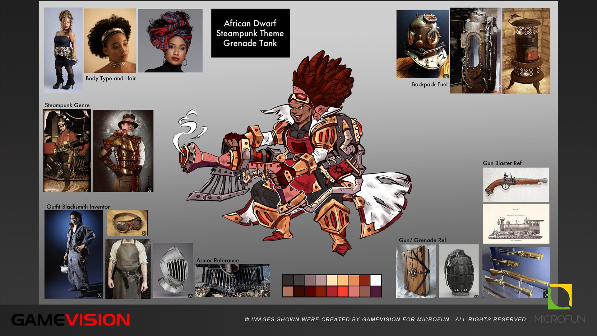 GameVision Studios - Character Design for Puzzle Legends