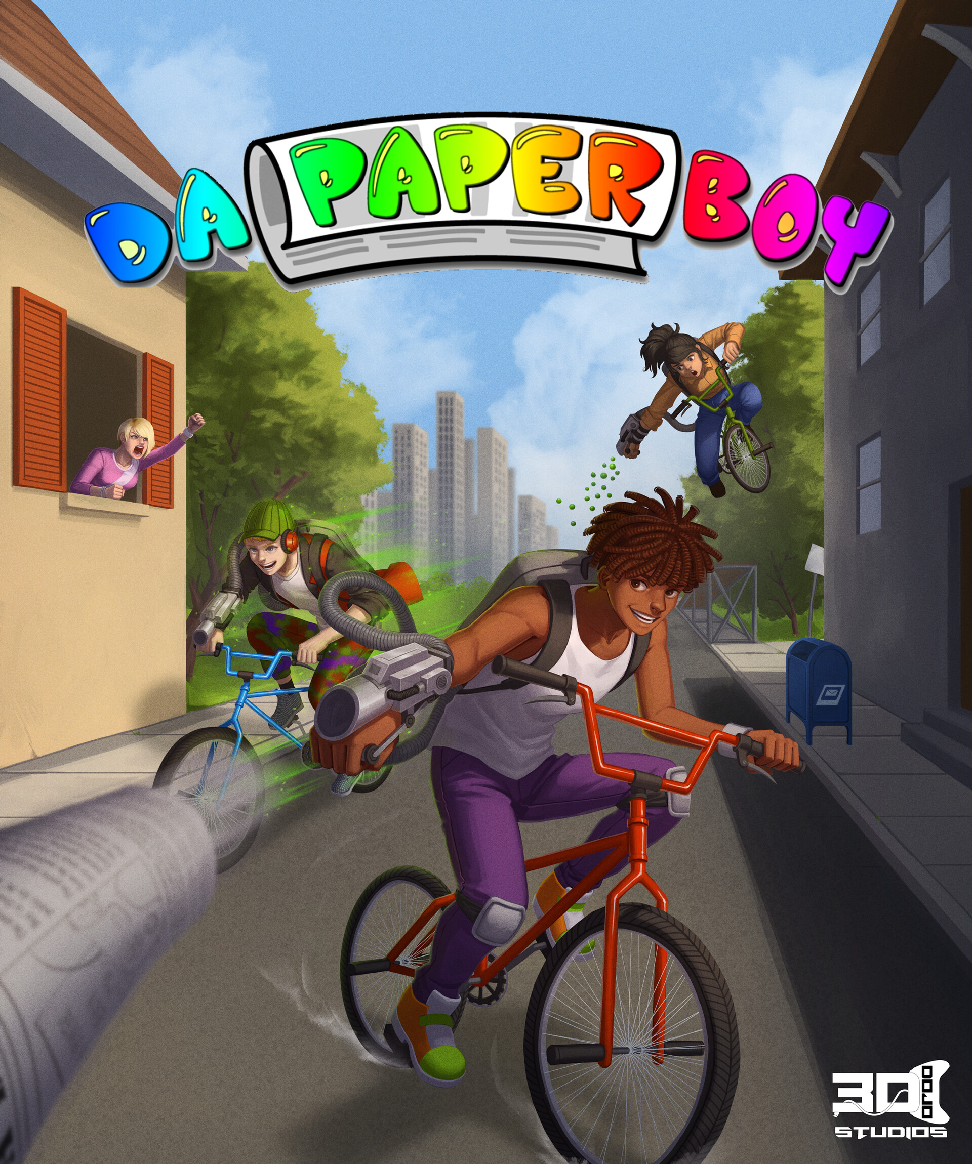ArtStation - Da Paper Boy Illustration