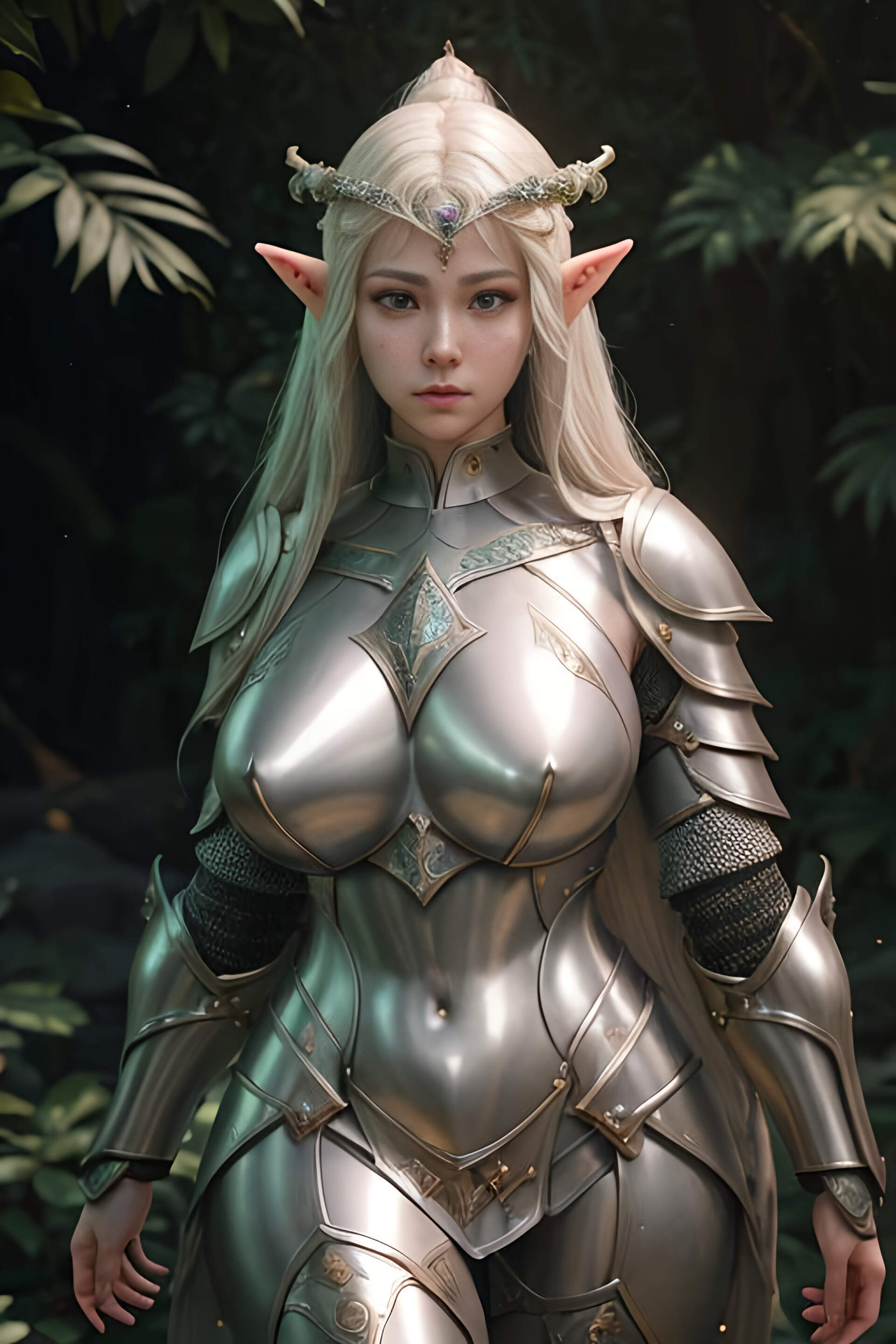 ArtStation - Silent Strength: Elven Fighter / Monk / Rogue / Priest / Cleric