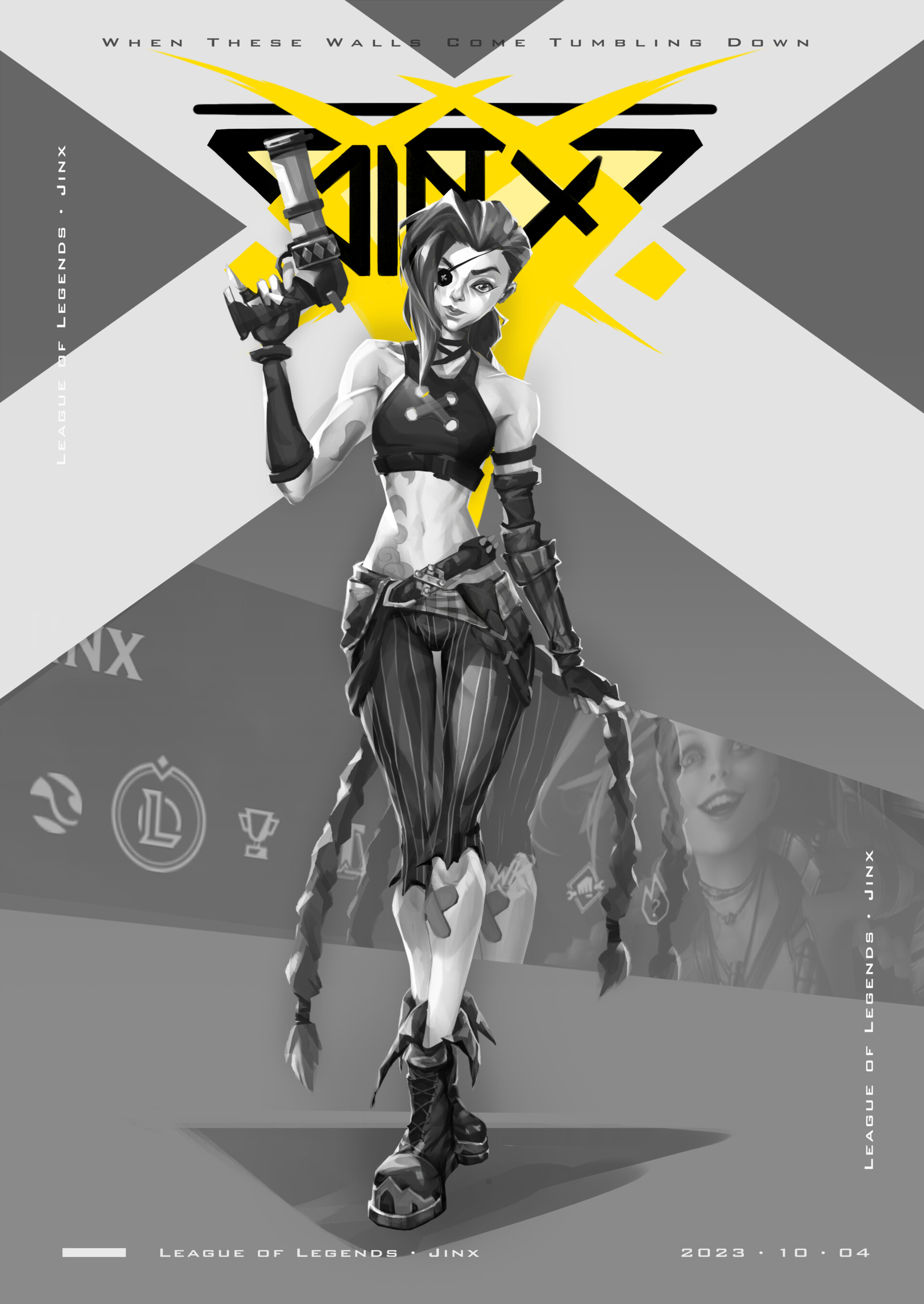 ArtStation - Arcane: Jinx 英雄联盟双城之战：金克丝