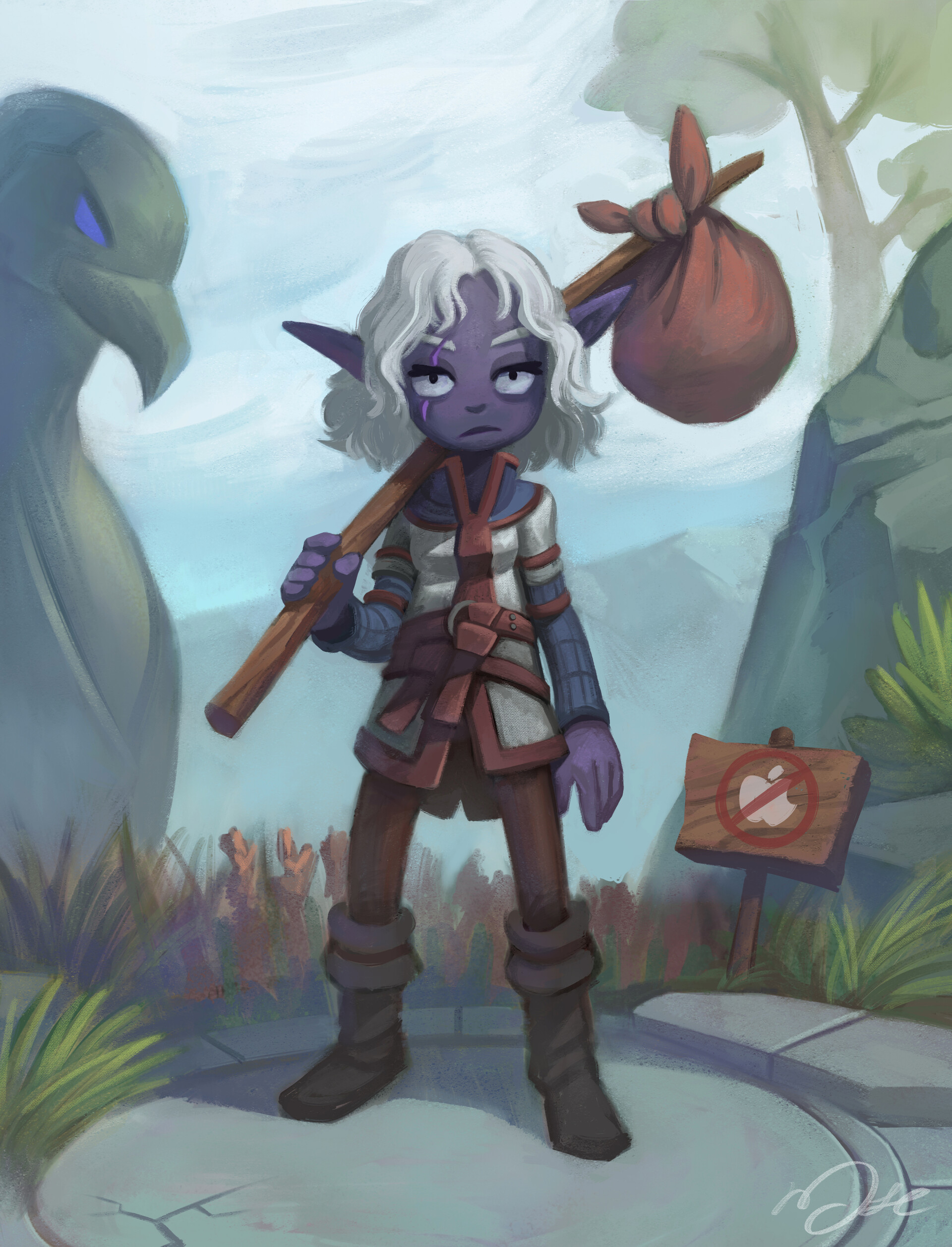 ArtStation - Drow Fighter