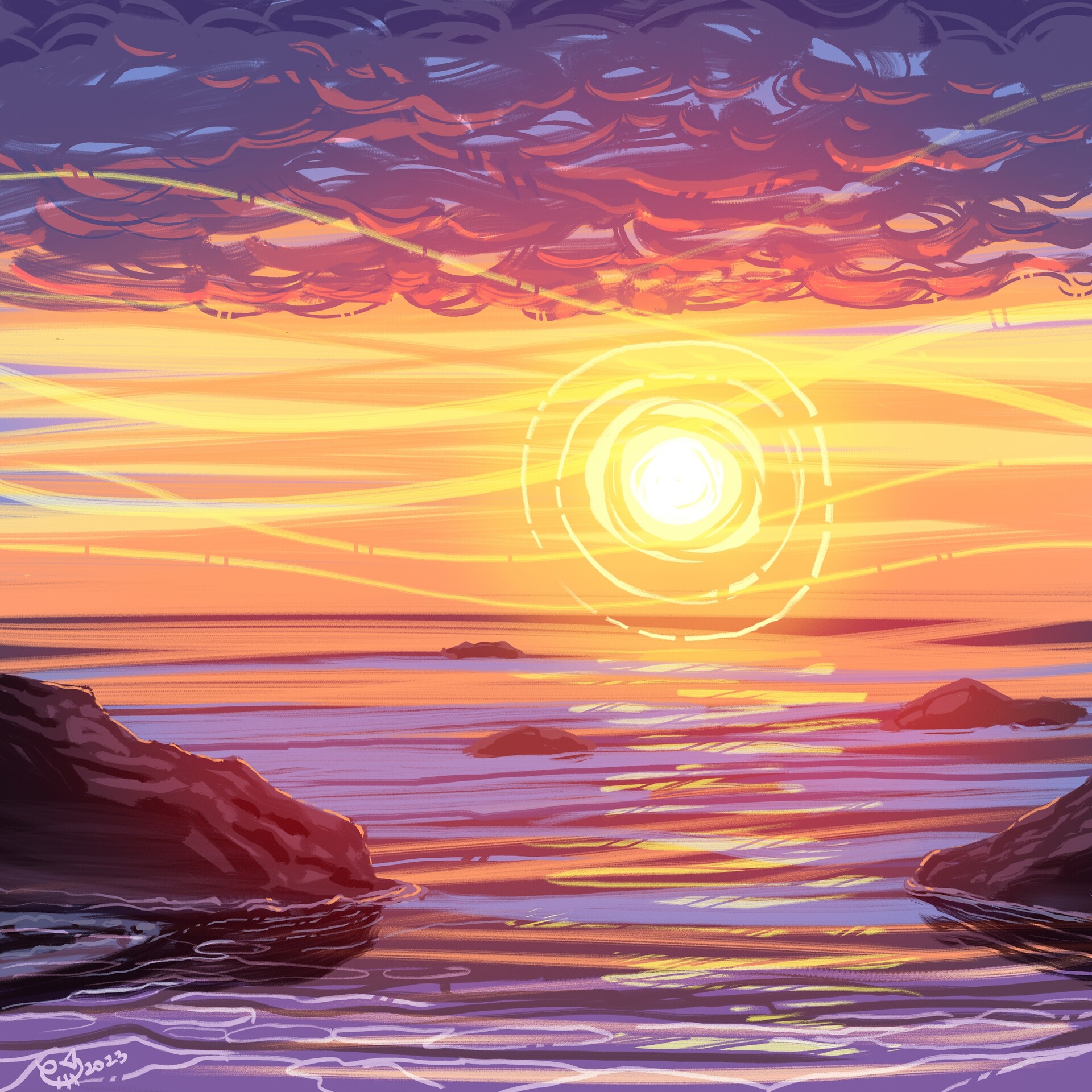 ArtStation - Sunset