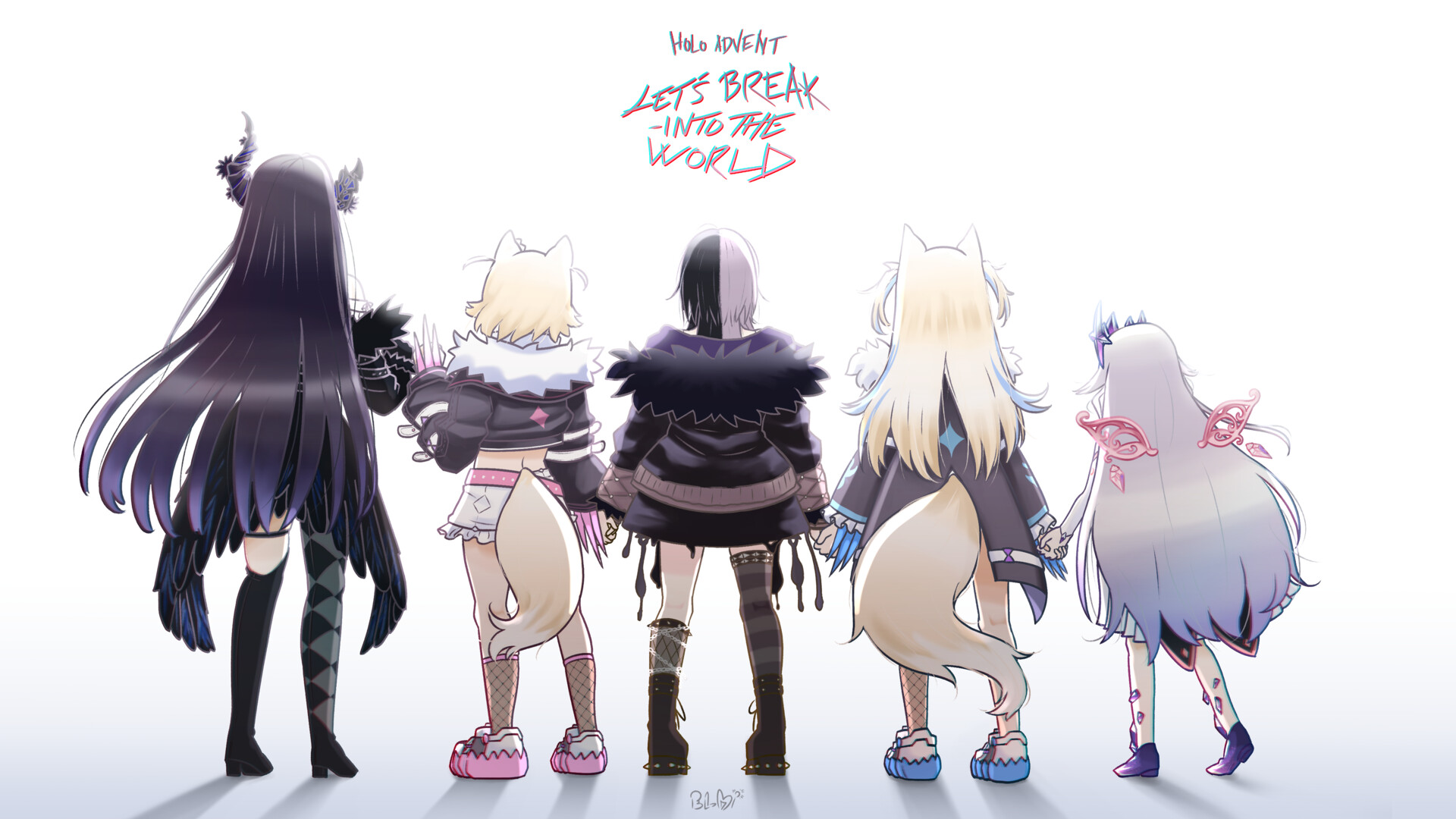 ArtStation - Let's Break into the World - Hololive Advent pre-debut