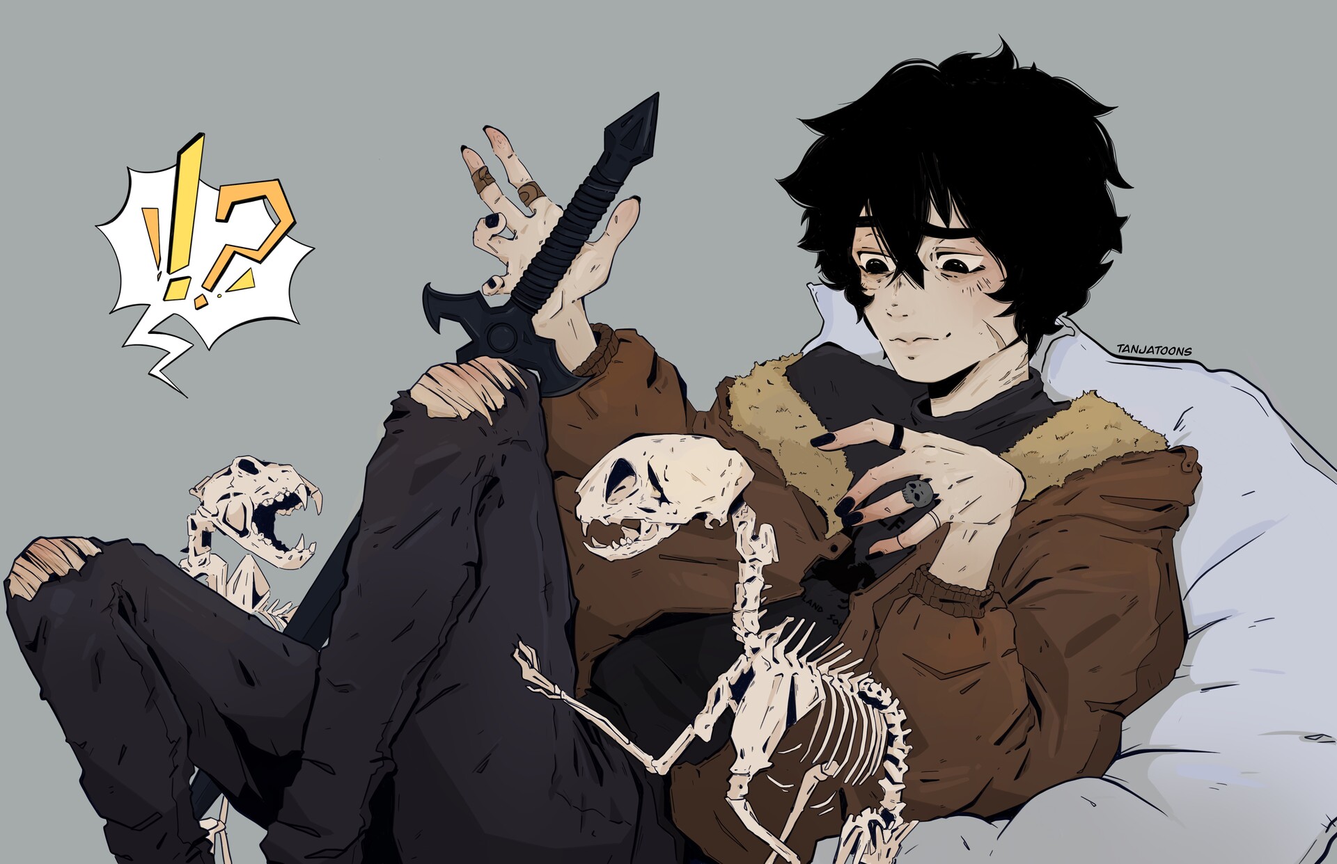 ArtStation - Nico and his cats