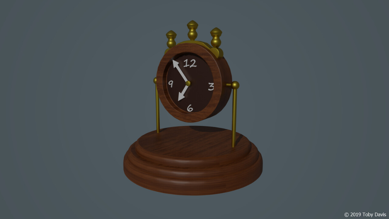 ArtStation - Analog Clock