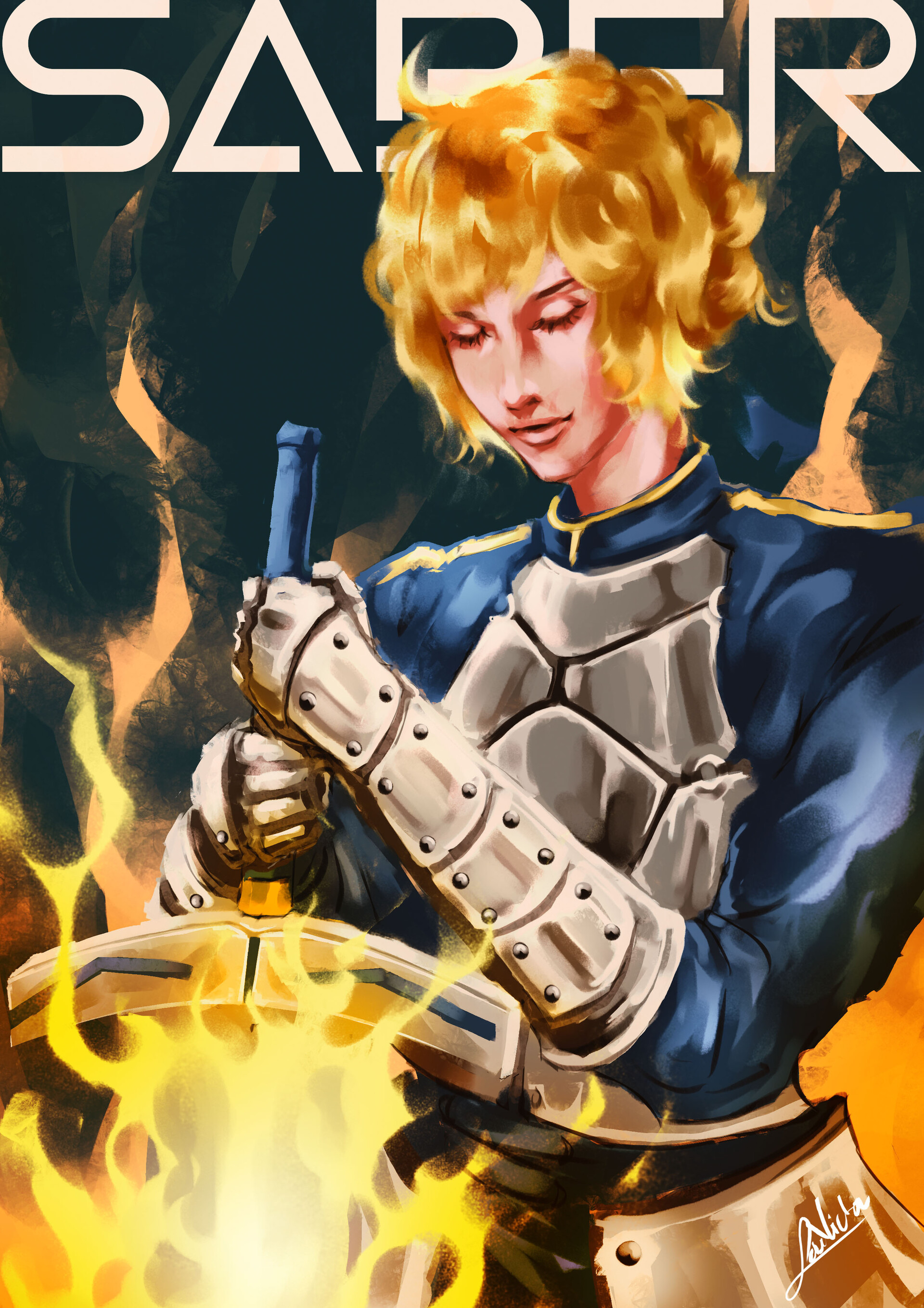 ArtStation - Saber Fate series