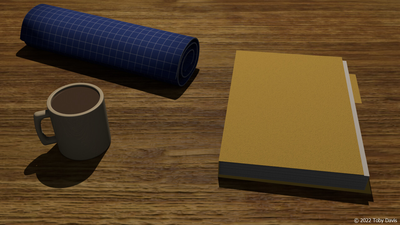 ArtStation - Investigator's Desk