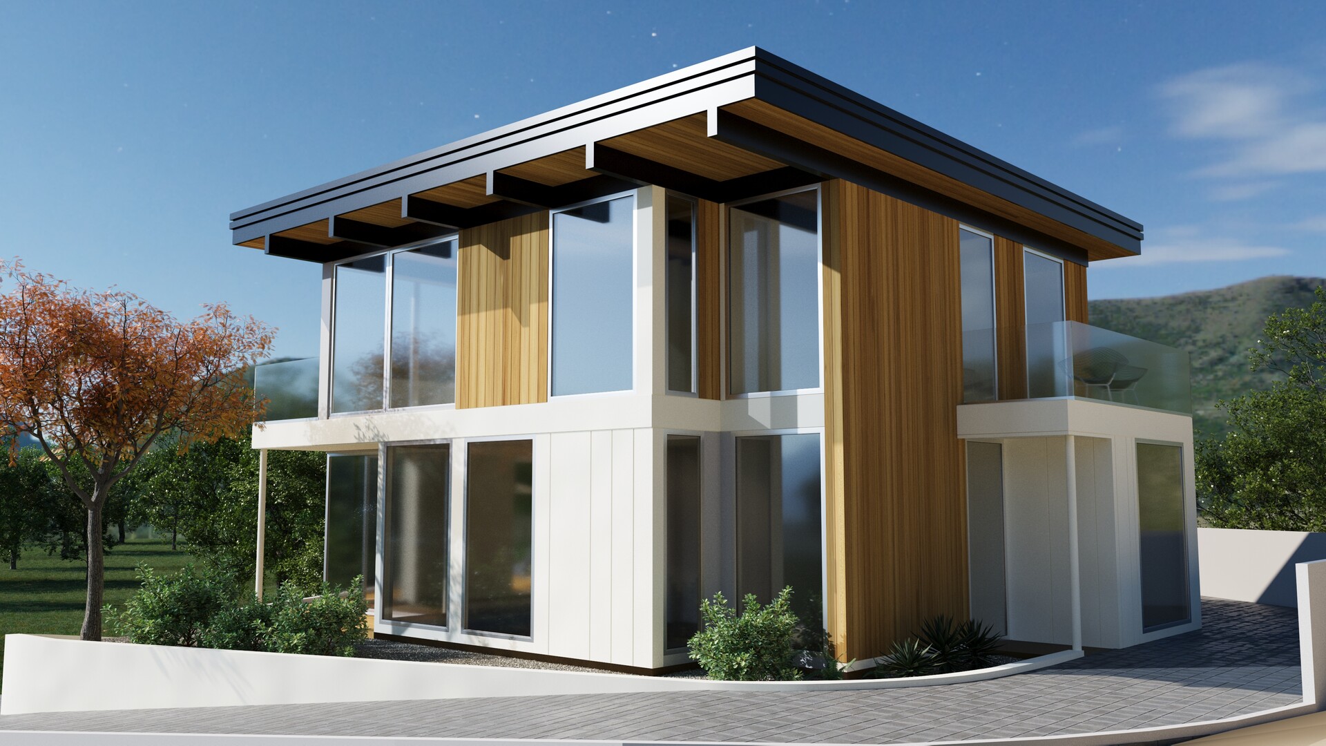 ArtStation - Modern House Landscape