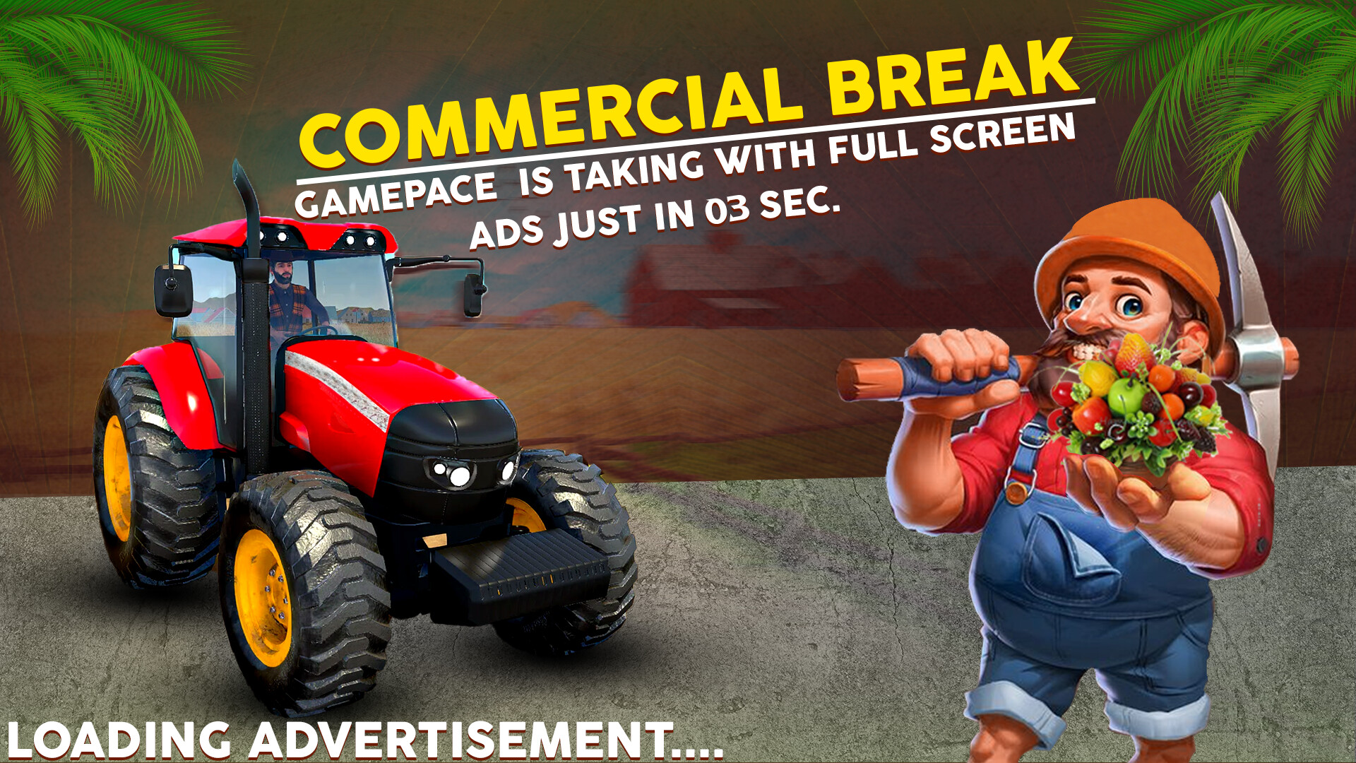 ArtStation - TRACTOR FARMING GAME UI