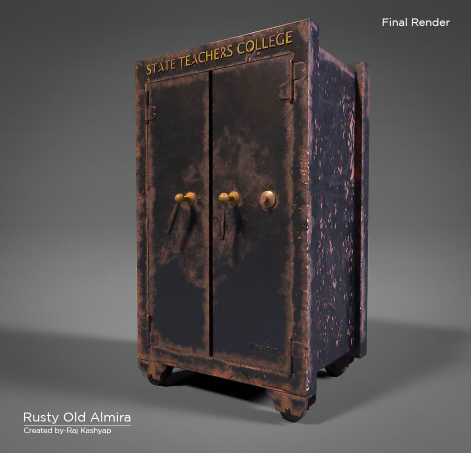 ArtStation - Rusty Old Almira | 3D Work | Raj Kashyap
