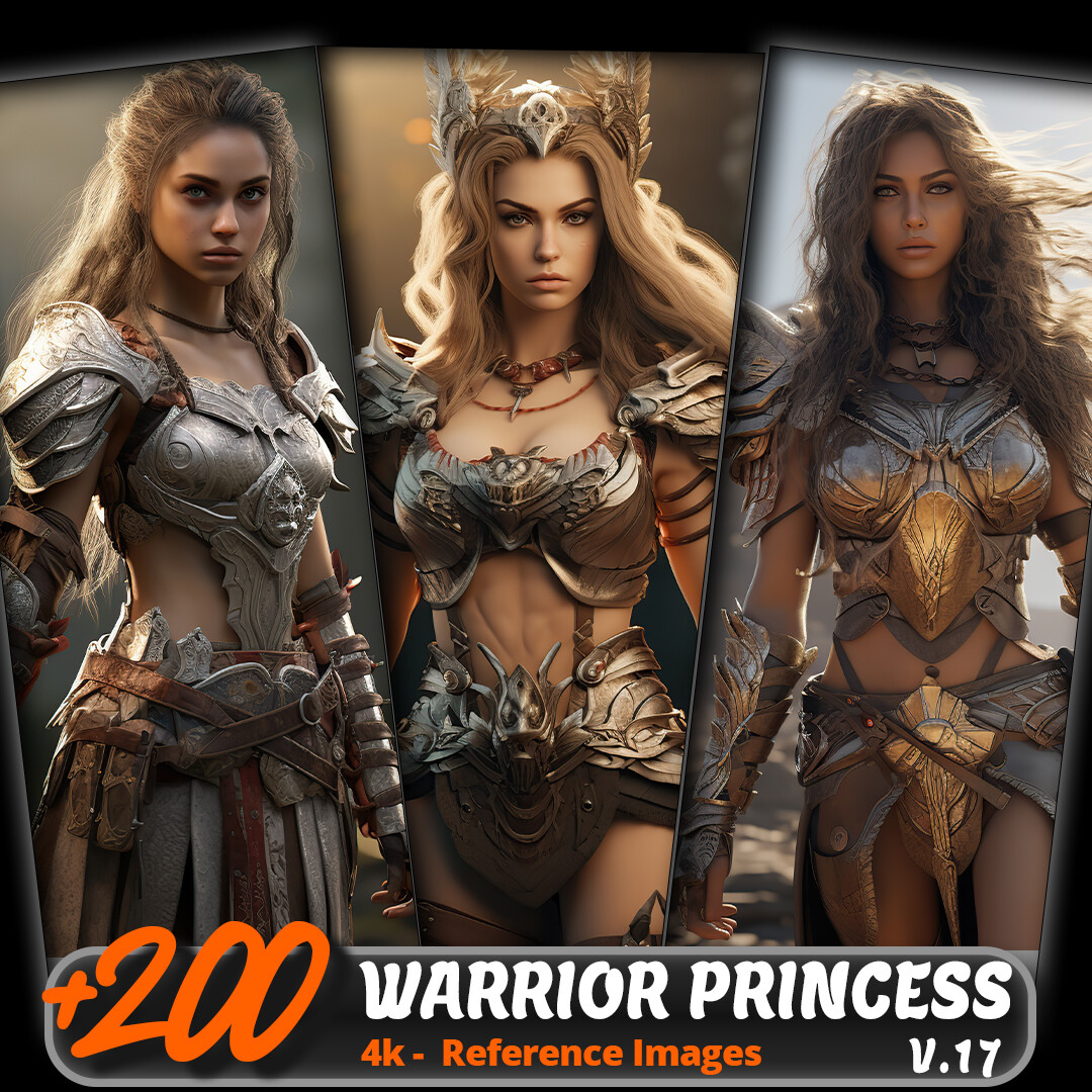 ArtStation - WARRIOR PRINCESS VOL. 17/ 4K/ Reference Image