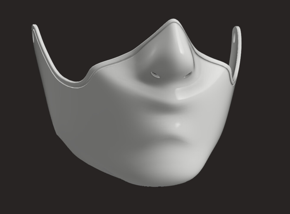 ArtStation - The Continental TV series - Adjudicator mask 3D model