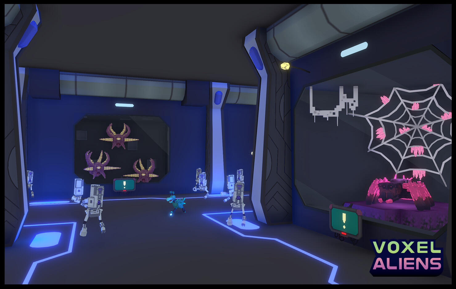 Voxel Aliens - Alien Enclosures - Corridors