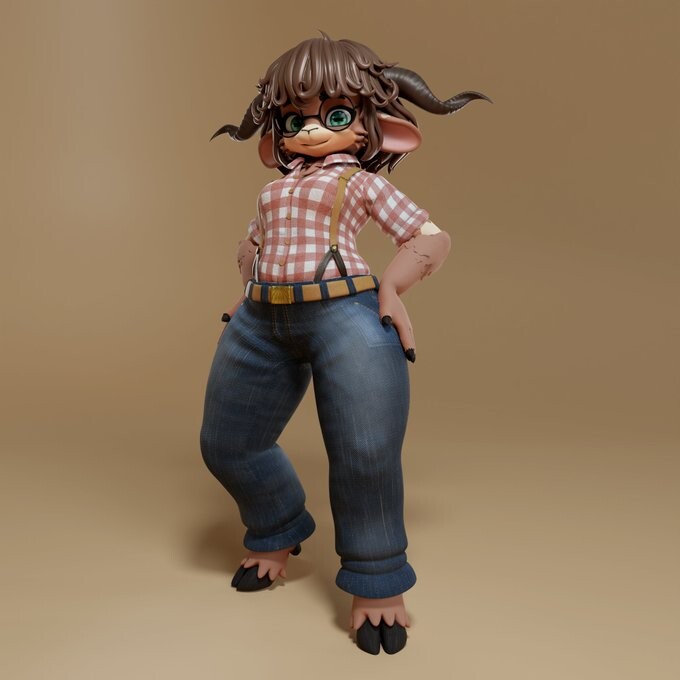 ArtStation - VR chat avatar and anime