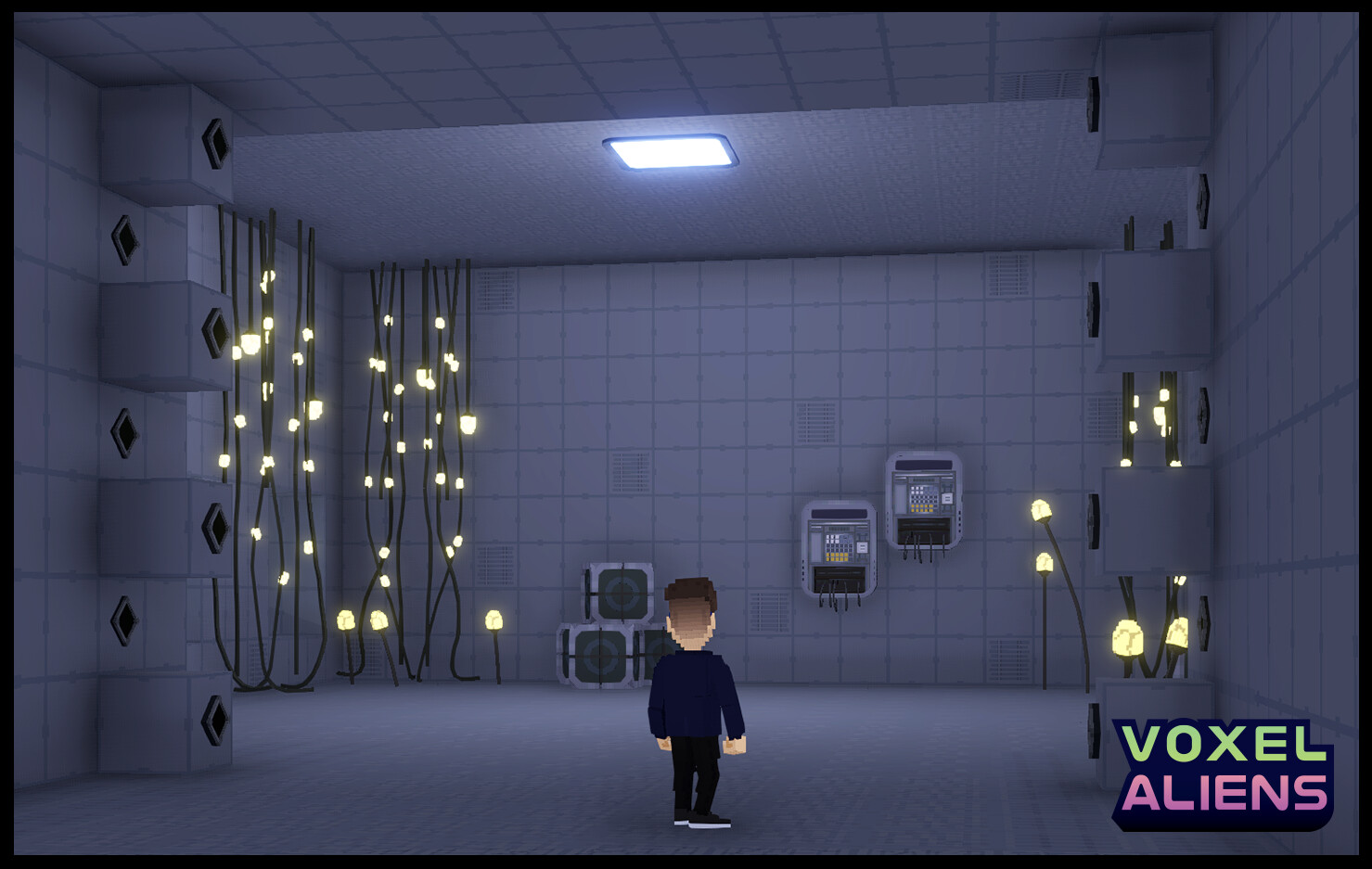 Voxel Aliens - Space Station - Facilities