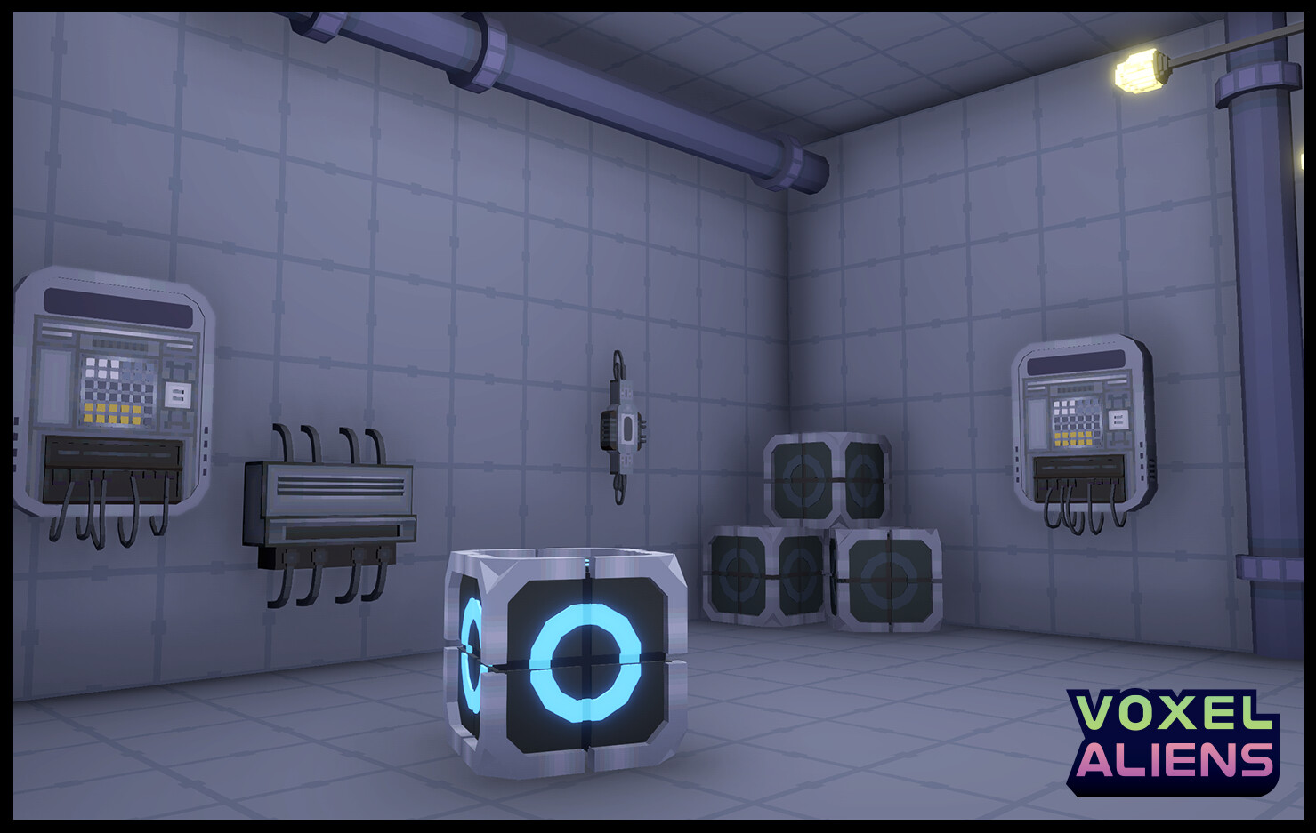 Voxel Aliens - Space Station - Facilities